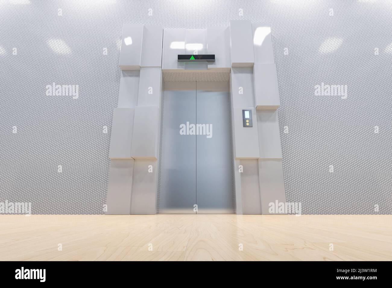 Elevator metallic doors hi-res stock photography and images - Alamy