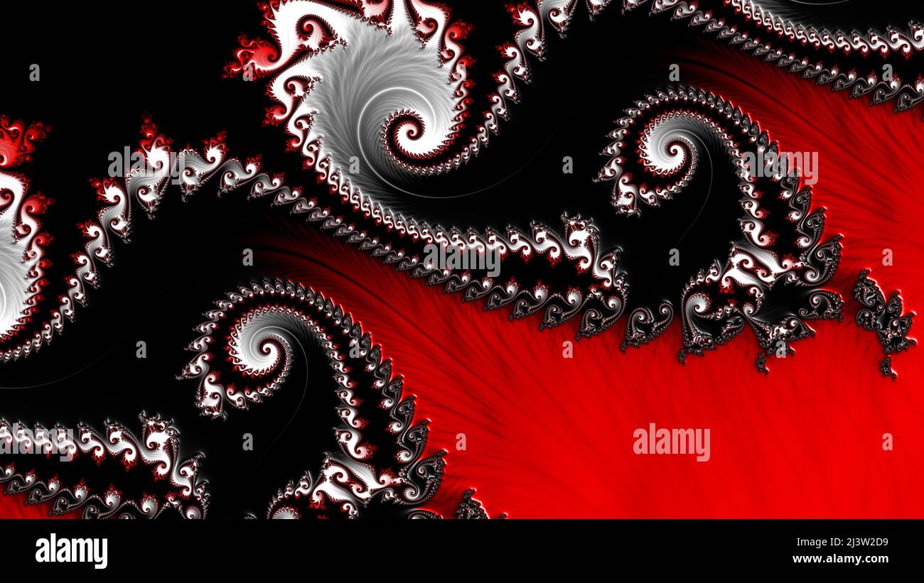 Abstract Computer generated Fractal design. A fractal is a never-ending ...