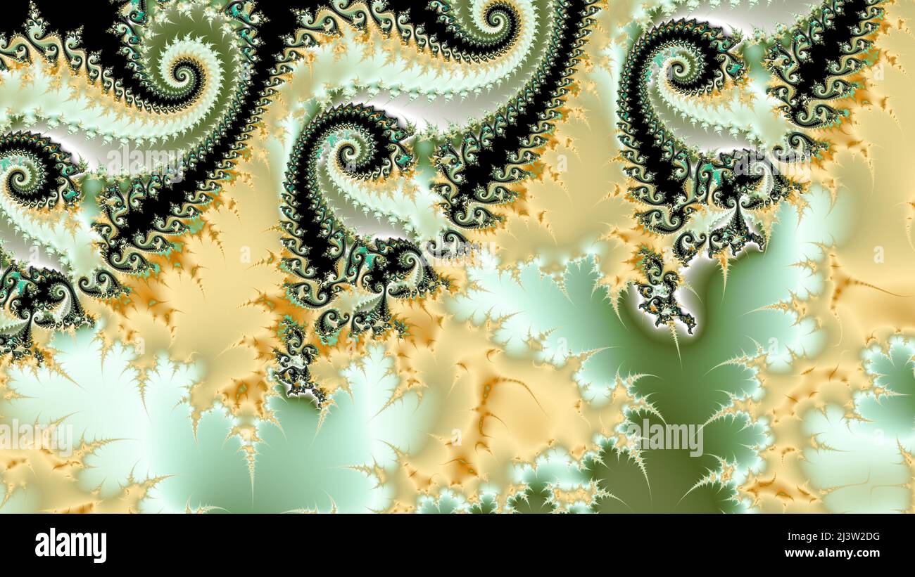 Abstract Computer generated Fractal design. A fractal is a never-ending ...