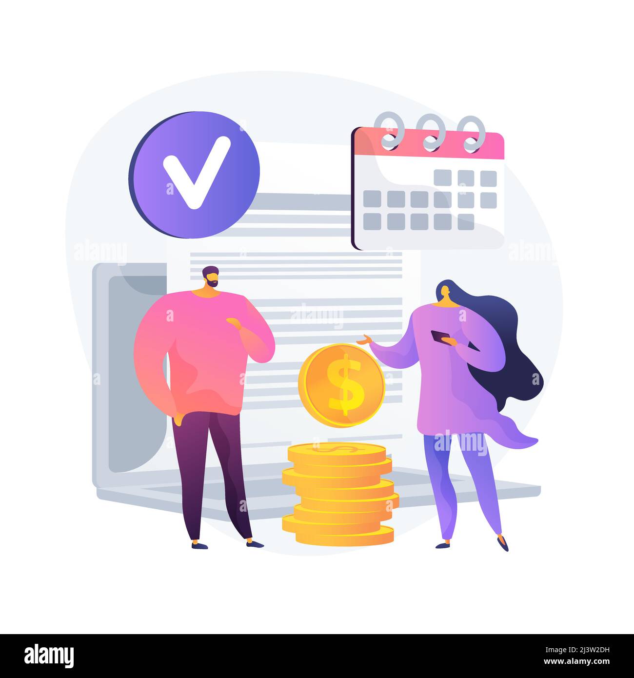 Fulfillment vector vectors hi-res stock photography and images - Alamy