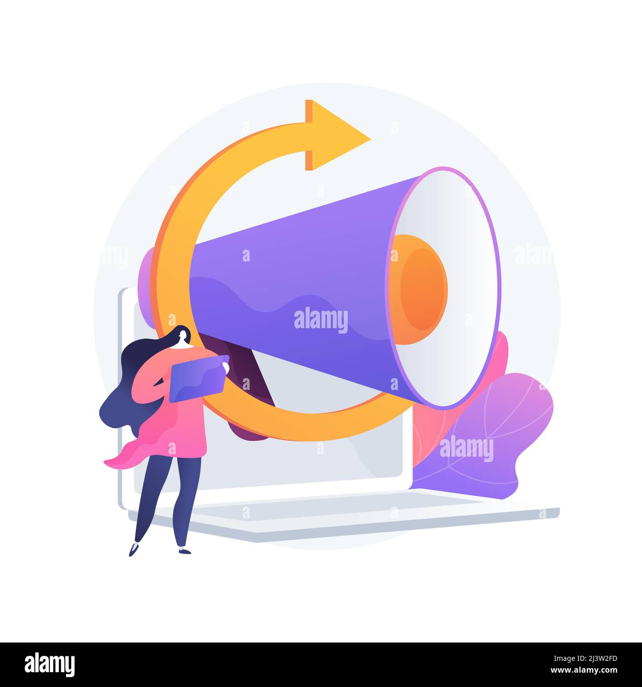 Target audience search, internet promotion, customer focus. Advertising ...