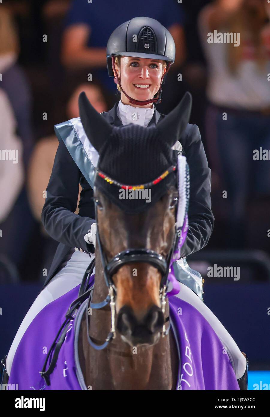 09 April 2022, Saxony, Leipzig: Jessica von Bredow-Werndl of Germany ...