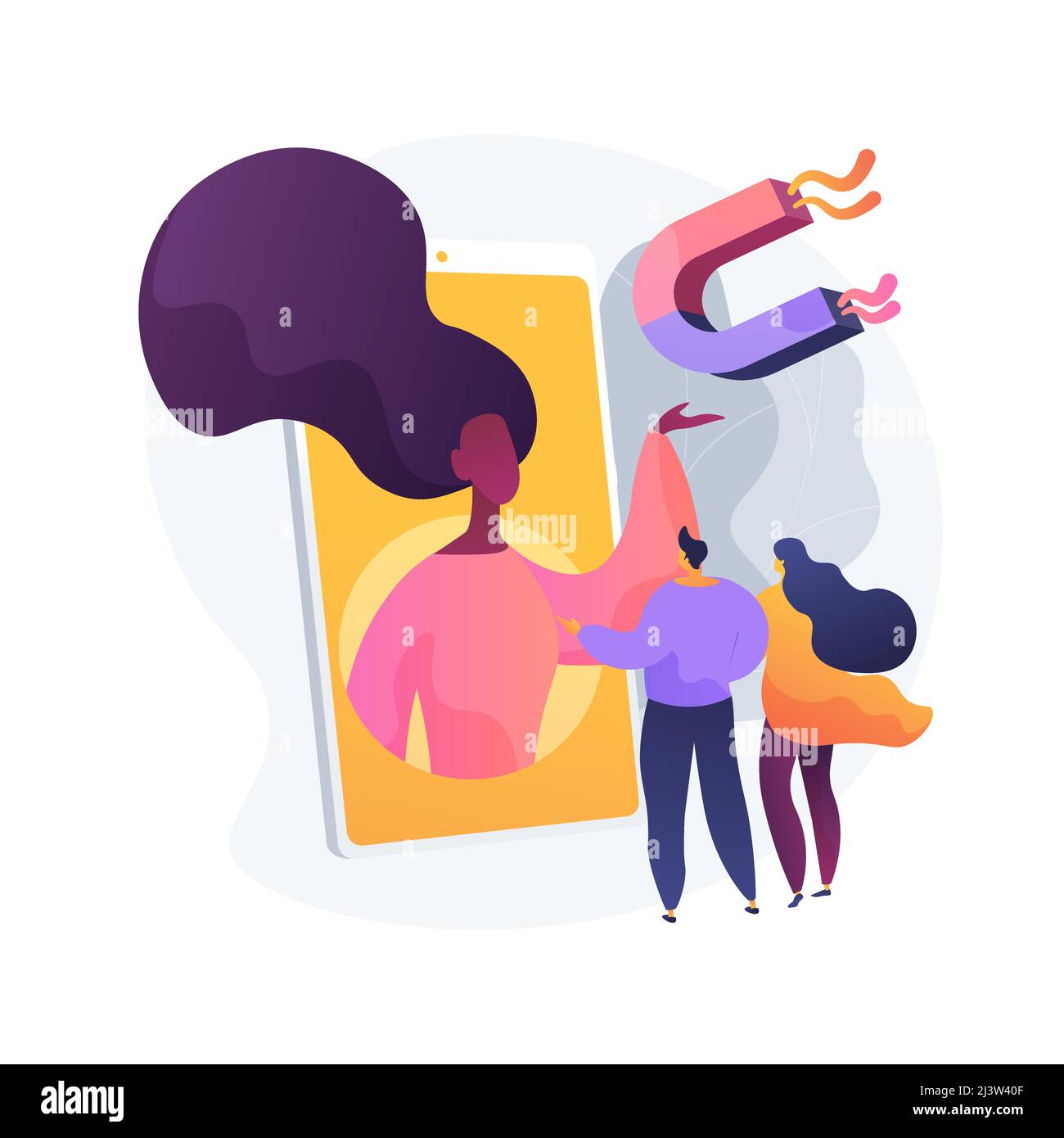 Word of mouth marketing abstract concept vector illustration. Word of ...