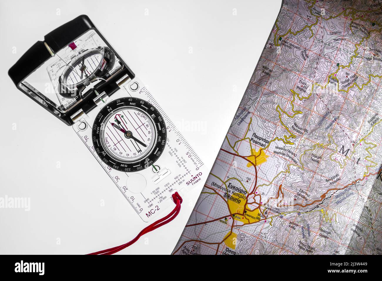 Mirrored compass hi-res stock photography and images - Alamy