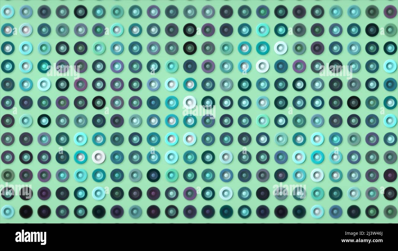 Lots of flashing dots with different colors. Motion. Disco dots ...