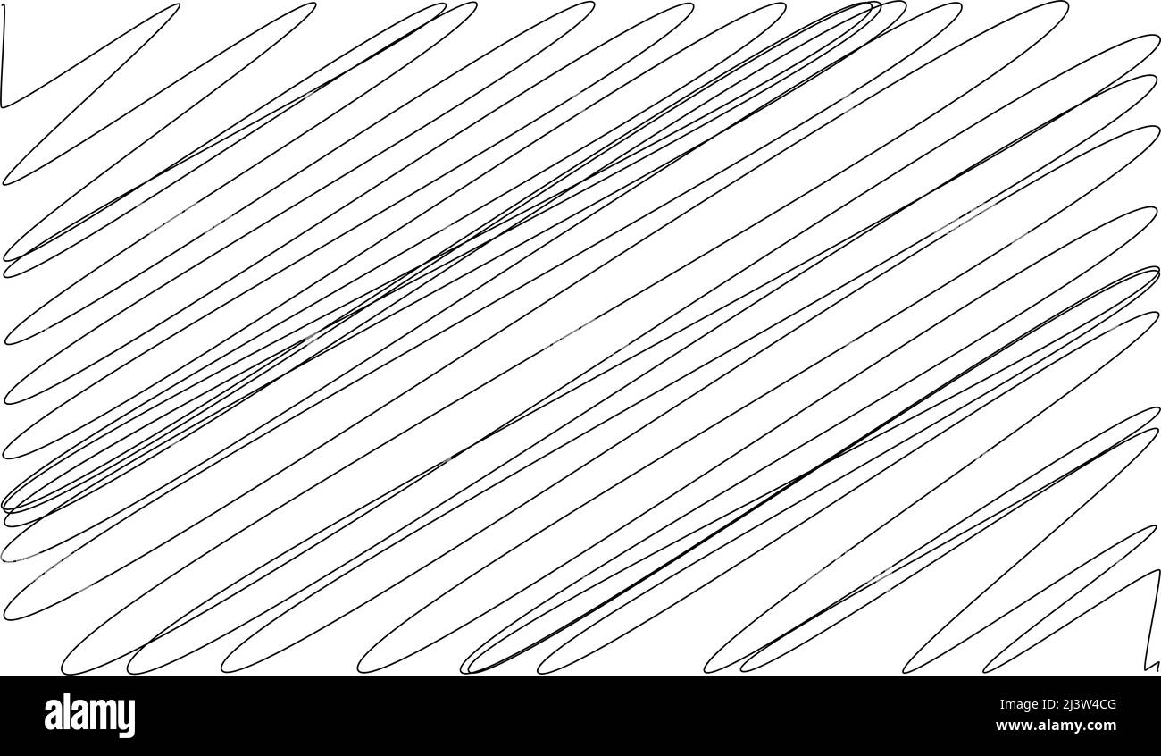 Scribble, sketch lines rectangle plane. Squiggly, zig-zag, criss-cross ...