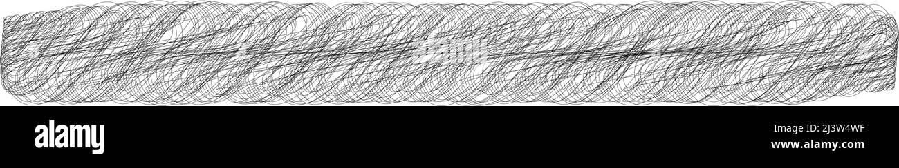 Scribble, sketch lines rectangle plane. Squiggly, zig-zag, criss-cross ...