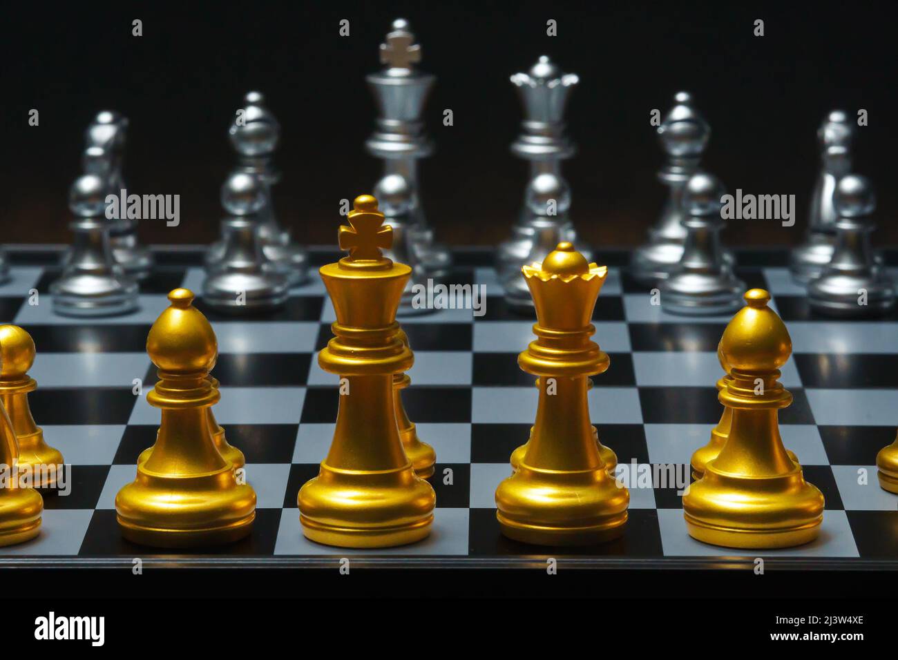 Chess board game. Business strategy concept Stock Photo - Alamy