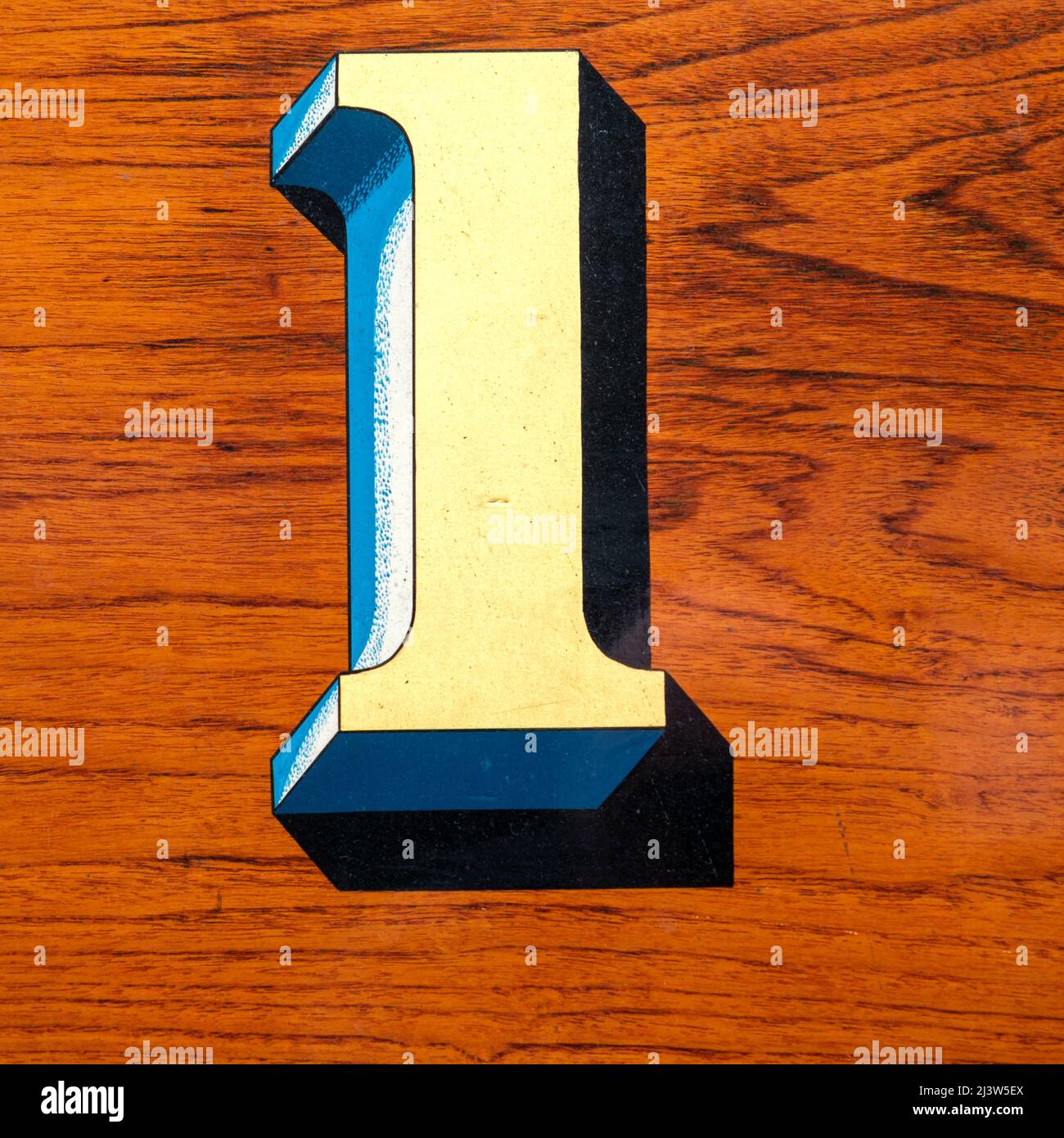 Railway carriage Number 1 indicating First Class Stock Photo - Alamy