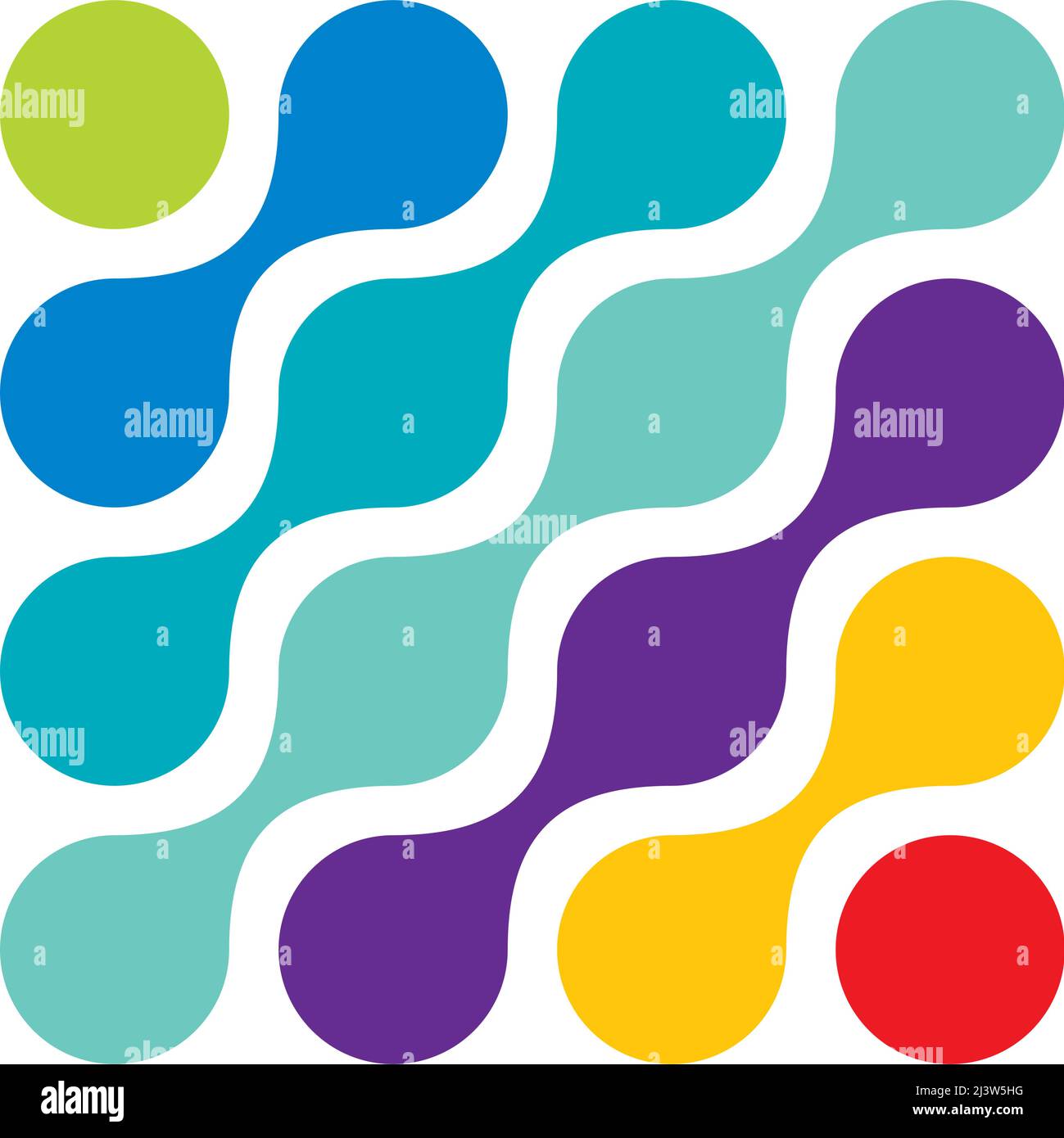 Metaball, connected dots, circles pattern, texture element. Stock vector illustration, clip-art ...