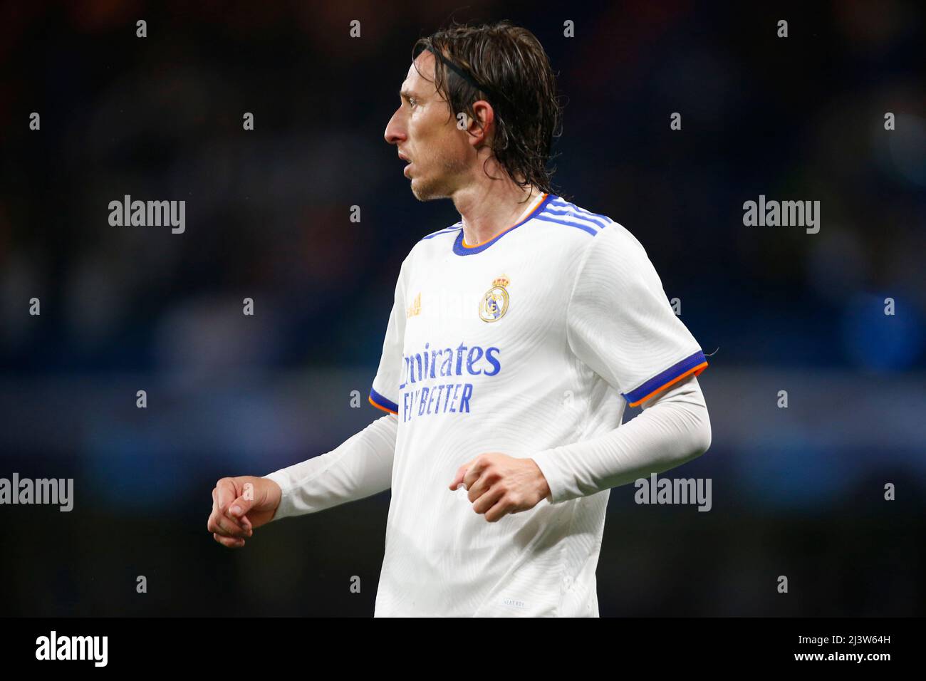 LONDON, United Kingdom, APRIL 06:Luka Modric of Real Madrid CF during ...