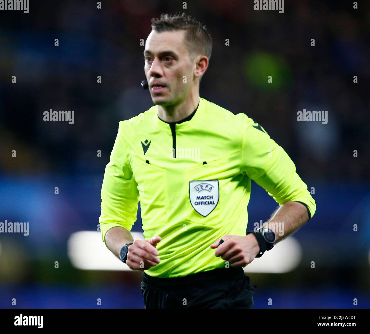 LONDON, United Kingdom, APRIL 06: Referee Clement Turpin during ...