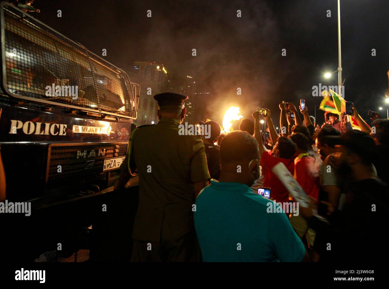 Go home gota protest hi-res stock photography and images - Alamy