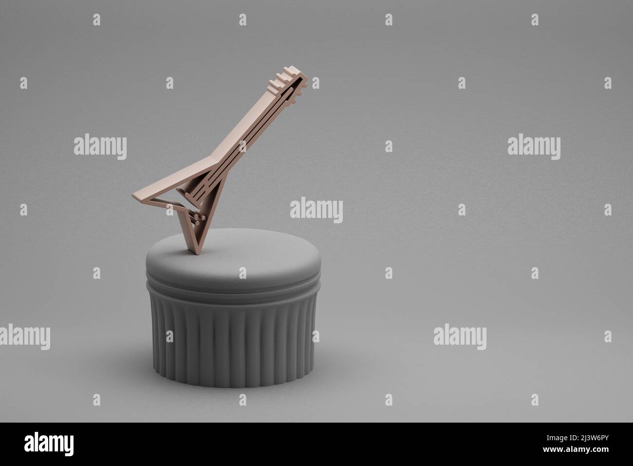 Beautiful abstract illustrations musical Hevy Metal Electric Guitar ...