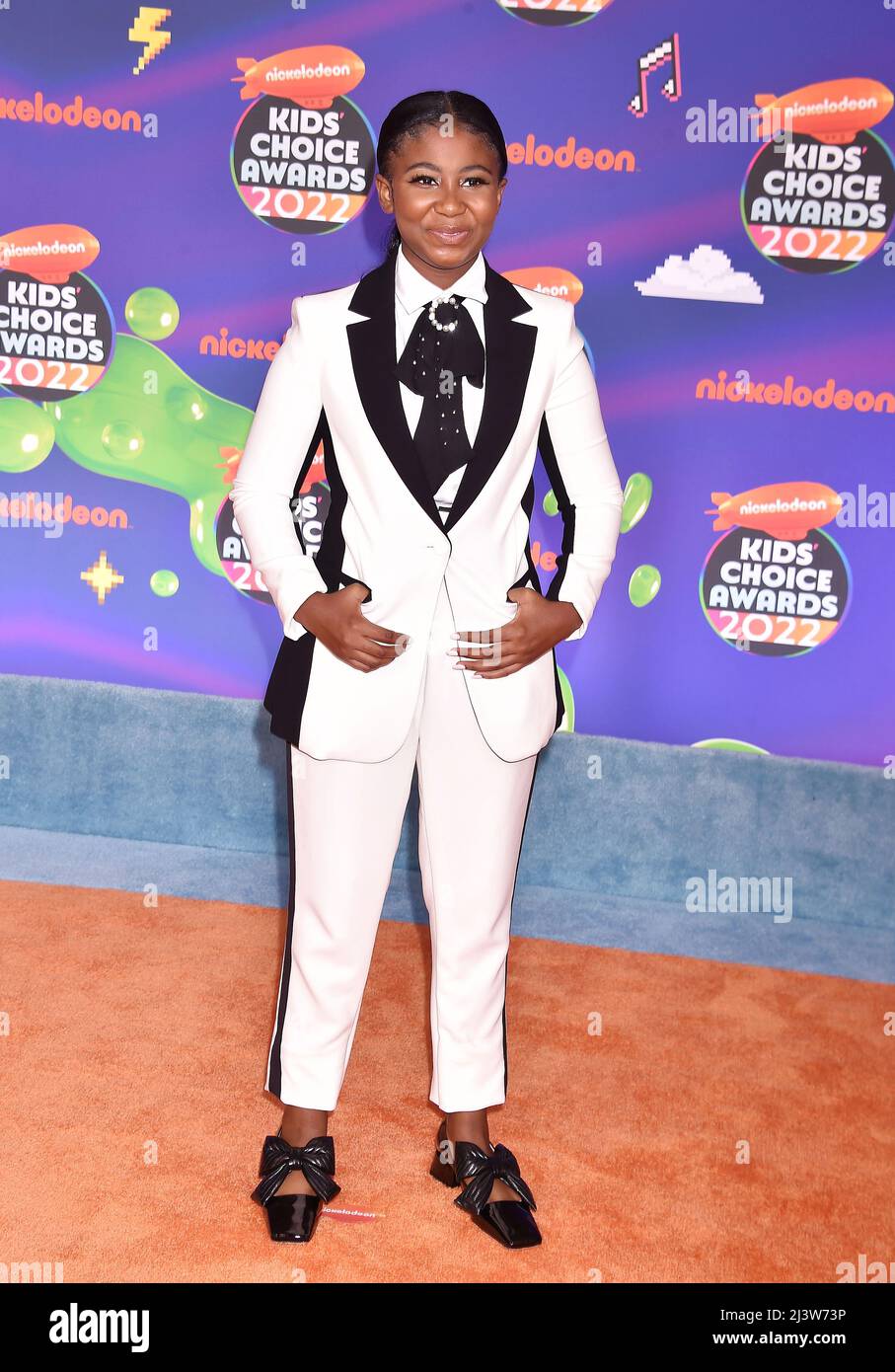 SANTA MONICA, CA - APRIL 09: Celina Smith attends the 2022 Nickelodeon ...