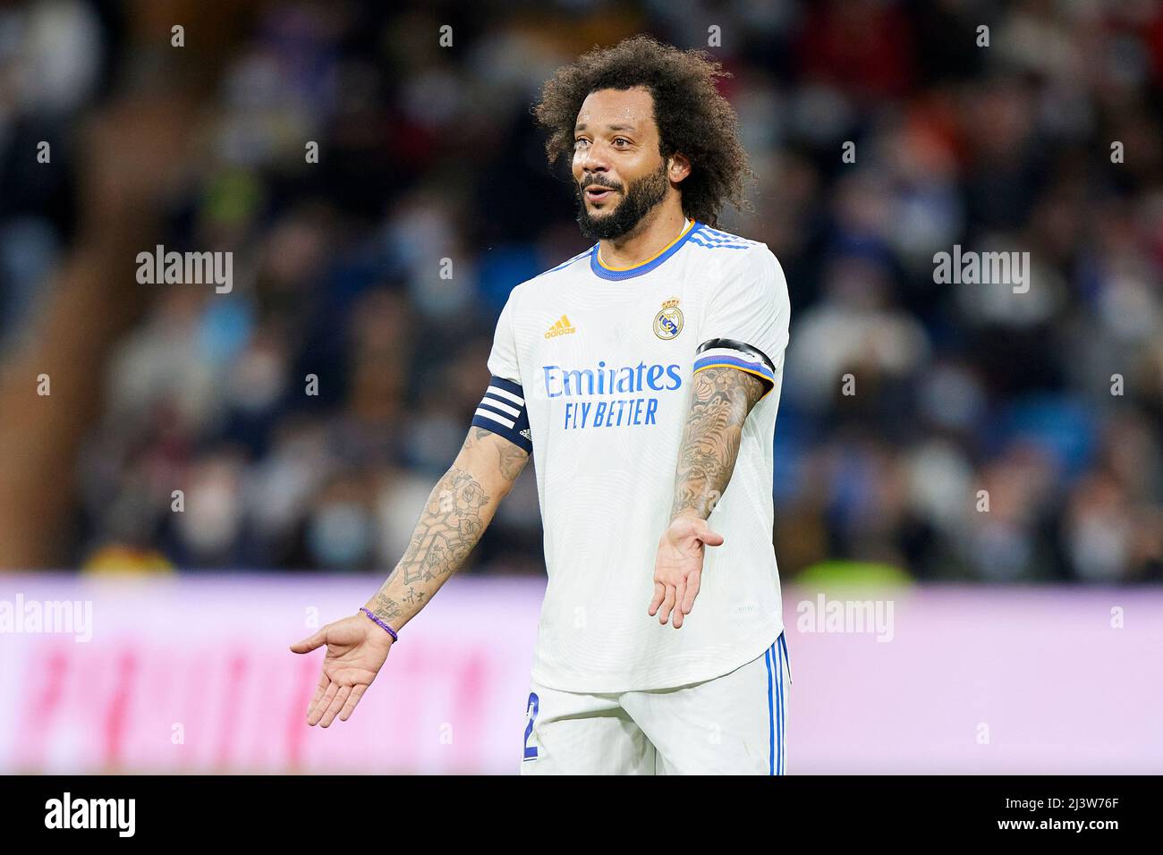 Marcelo Vieira of Real Madrid during the La Liga match between Real ...