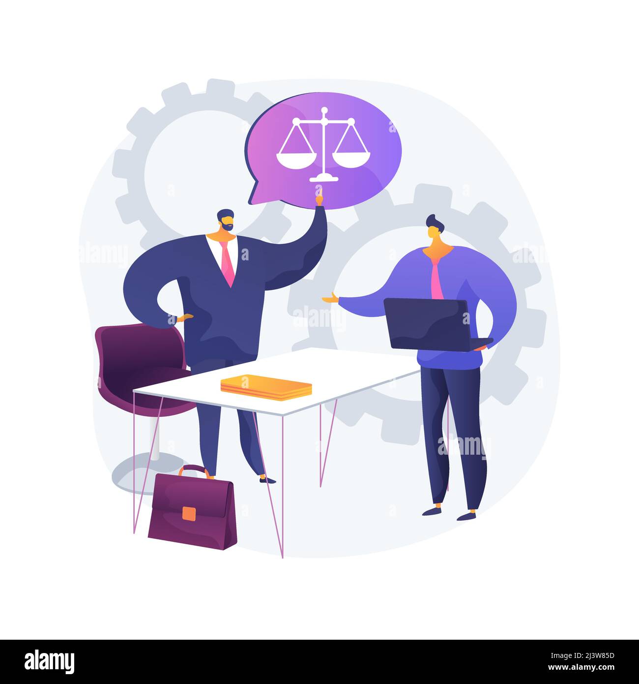 Court case files Stock Vector Images - Alamy