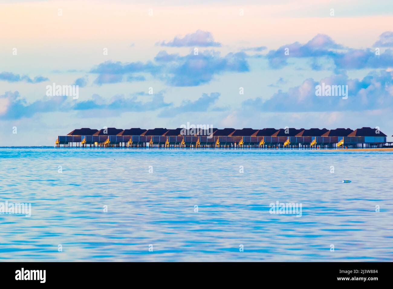 Beautiful scenery of Laccadive Sea against nice sunrise ,South Male ...