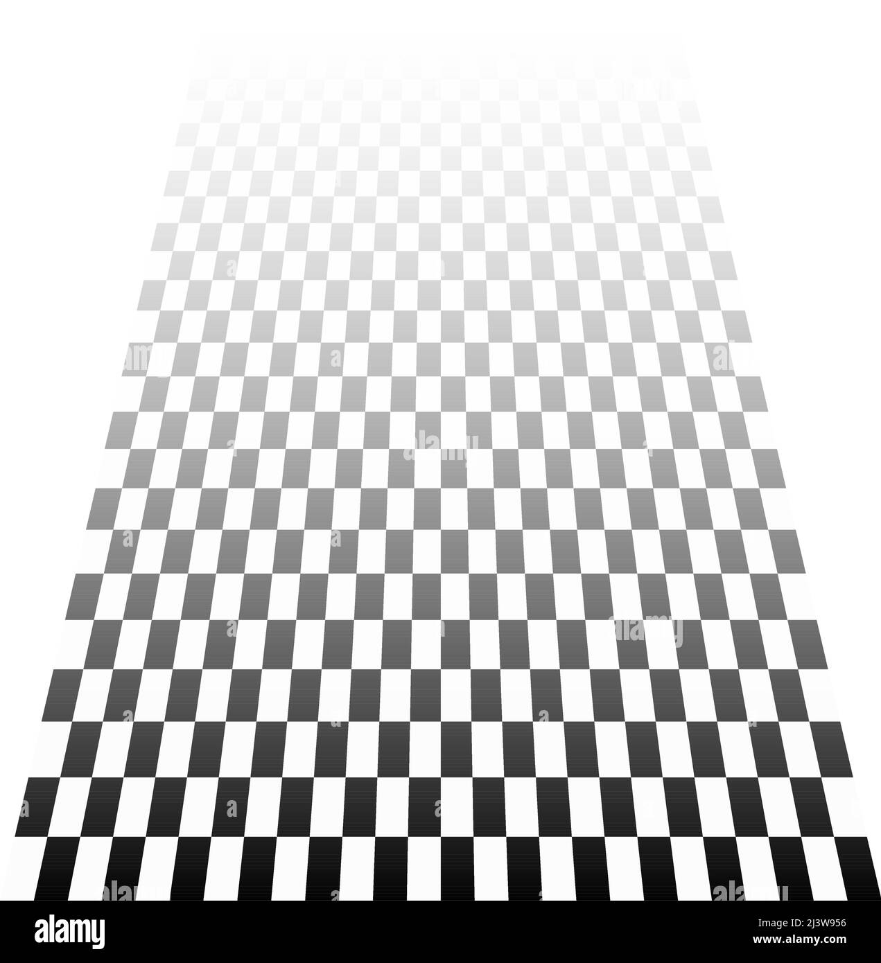 3d chessboard, checkerboard pattern in perspective. Checkered ...