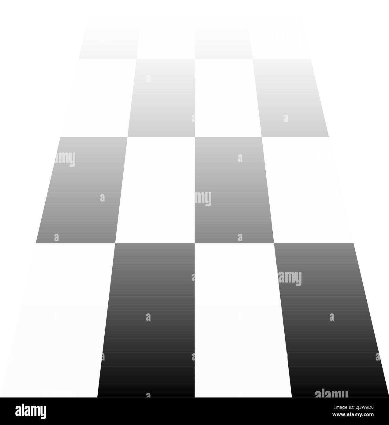3d chessboard, checkerboard pattern in perspective. Checkered ...