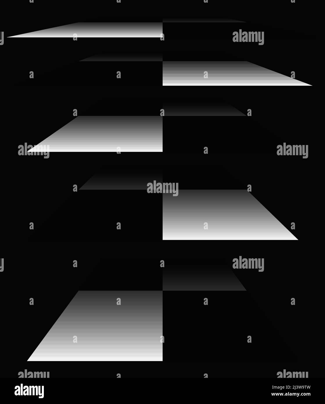 3d chessboard, checkerboard pattern in perspective. Checkered ...