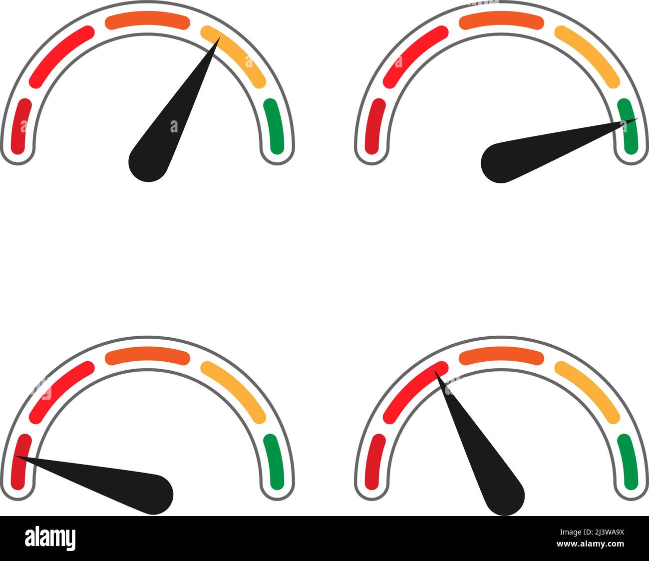 Gauge, meter, level indicator icon, symbol. Stock vector illustration ...