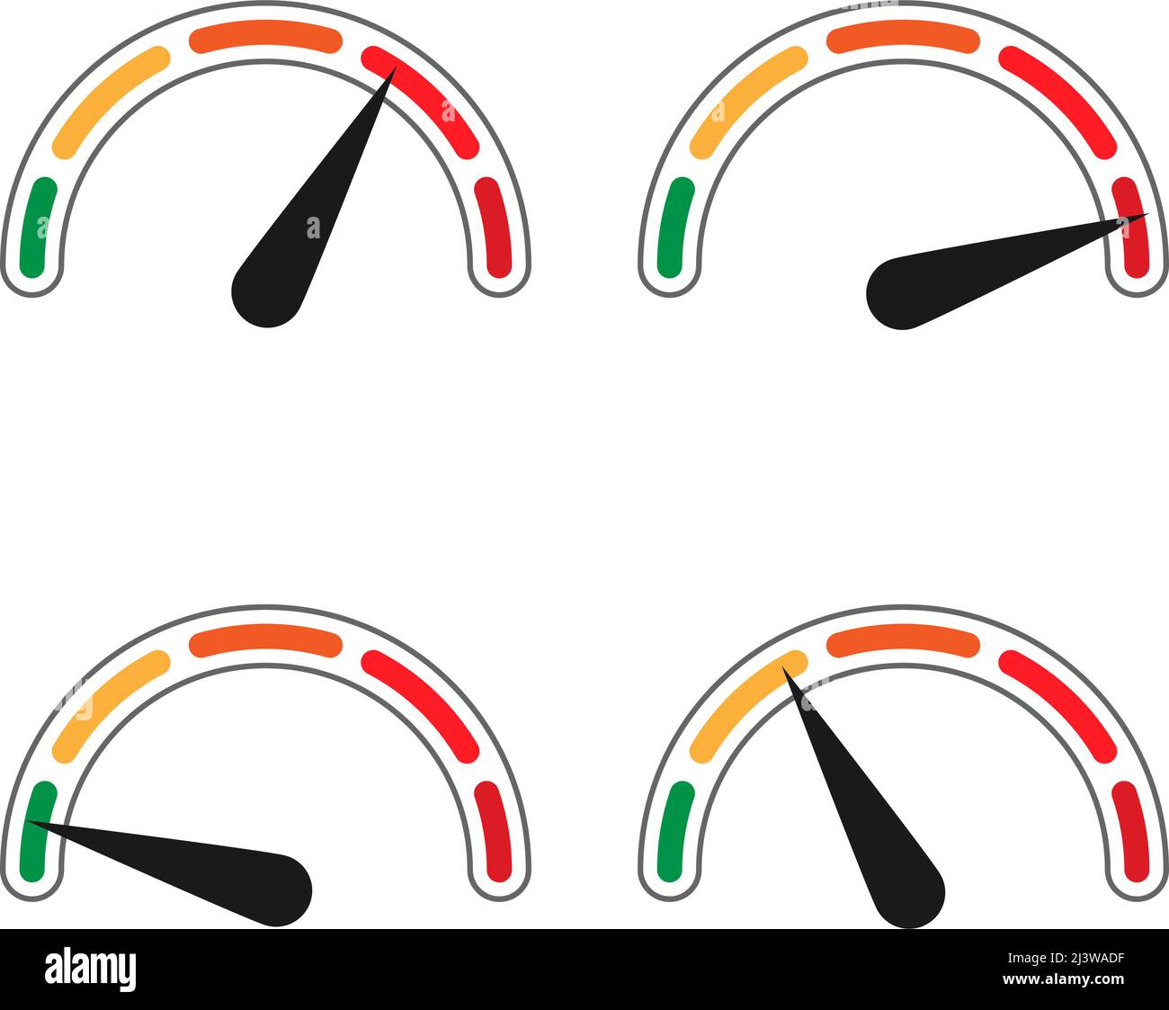 Gauge, meter, level indicator icon, symbol. Stock vector illustration ...