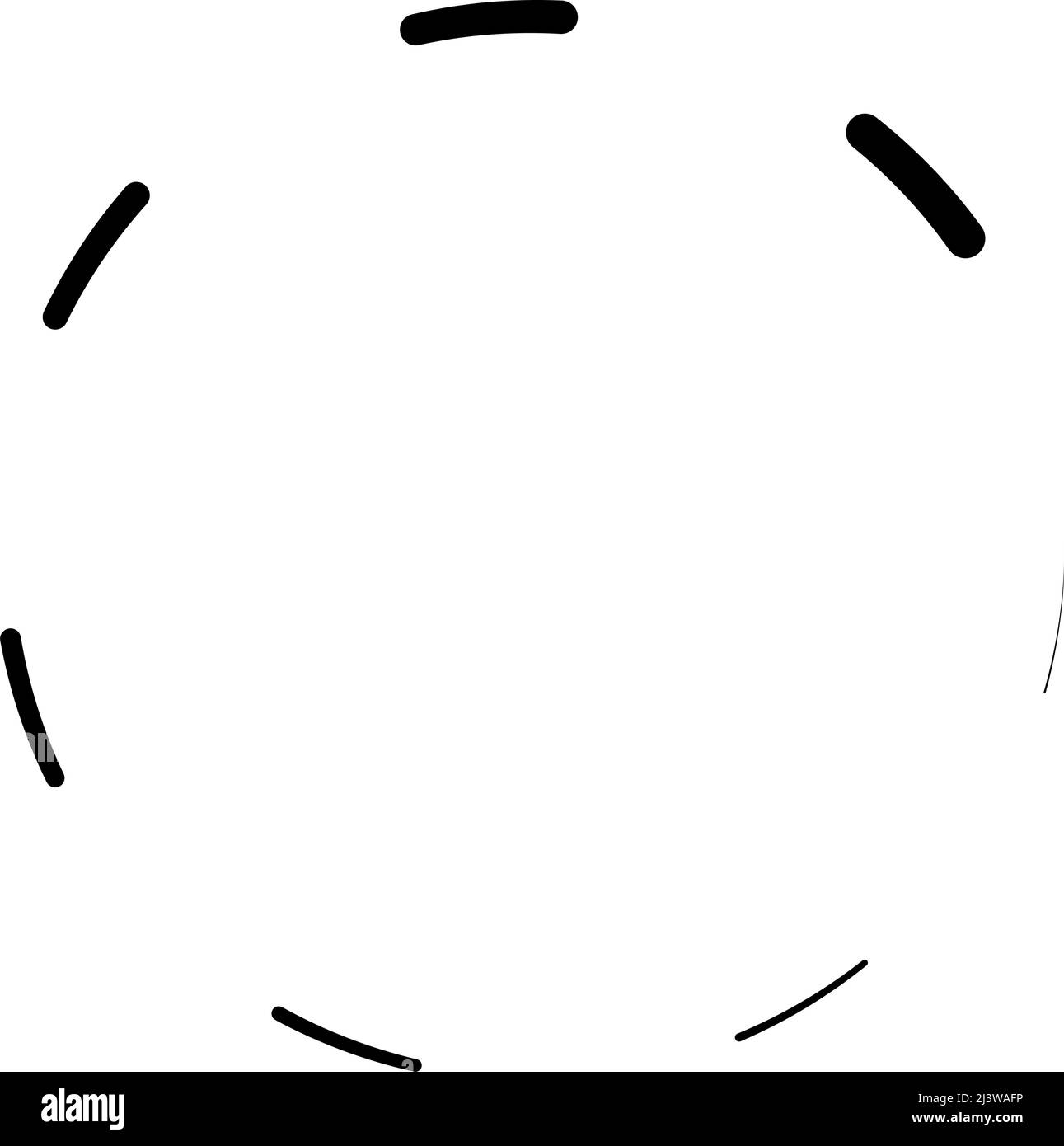 Segmented border Stock Vector Images - Alamy