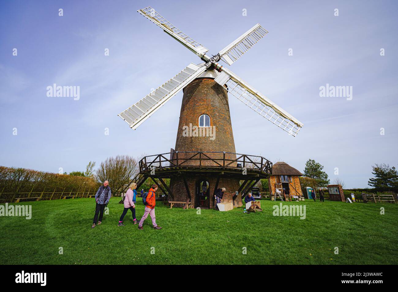 Wilton windmill, Wiltshire, where members of the Wilton Windmill ...