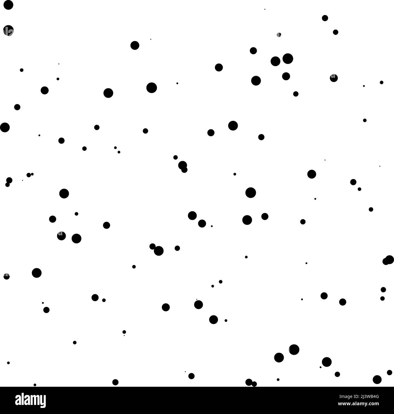 Random dots, circles pattern. Polka dots, pointillist, stippling ...