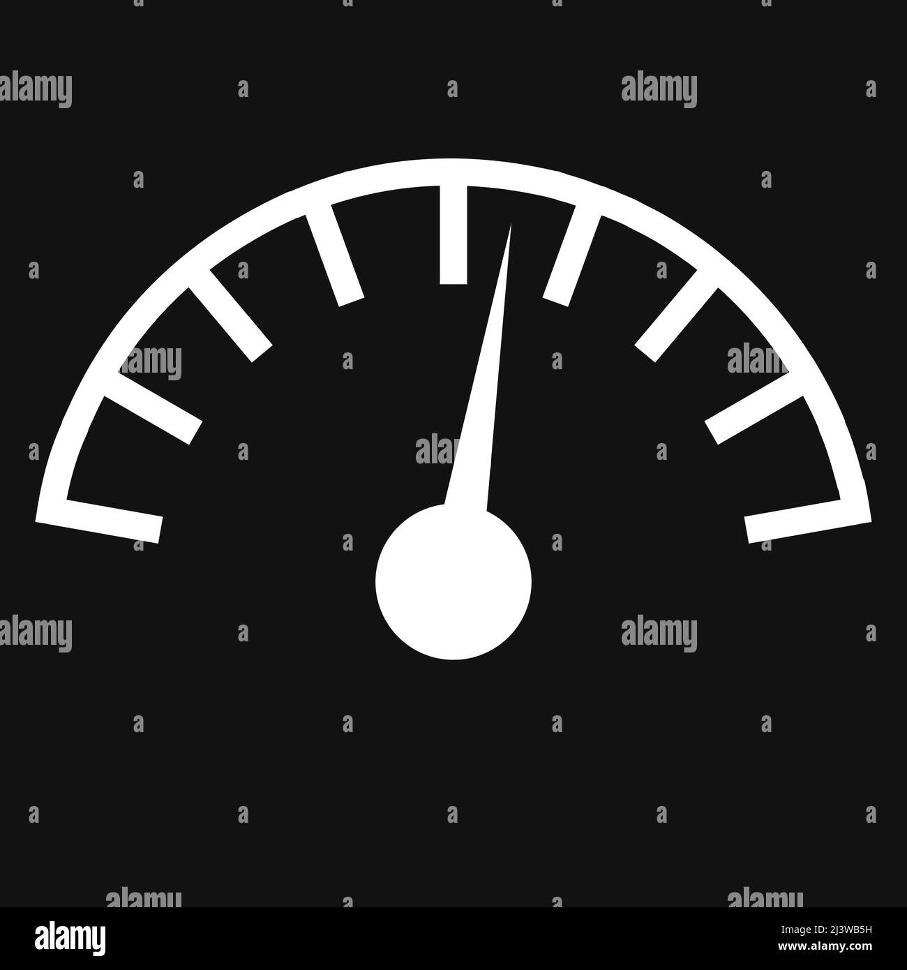 Gauge, meter, level indicator icon, symbol. Stock vector illustration ...