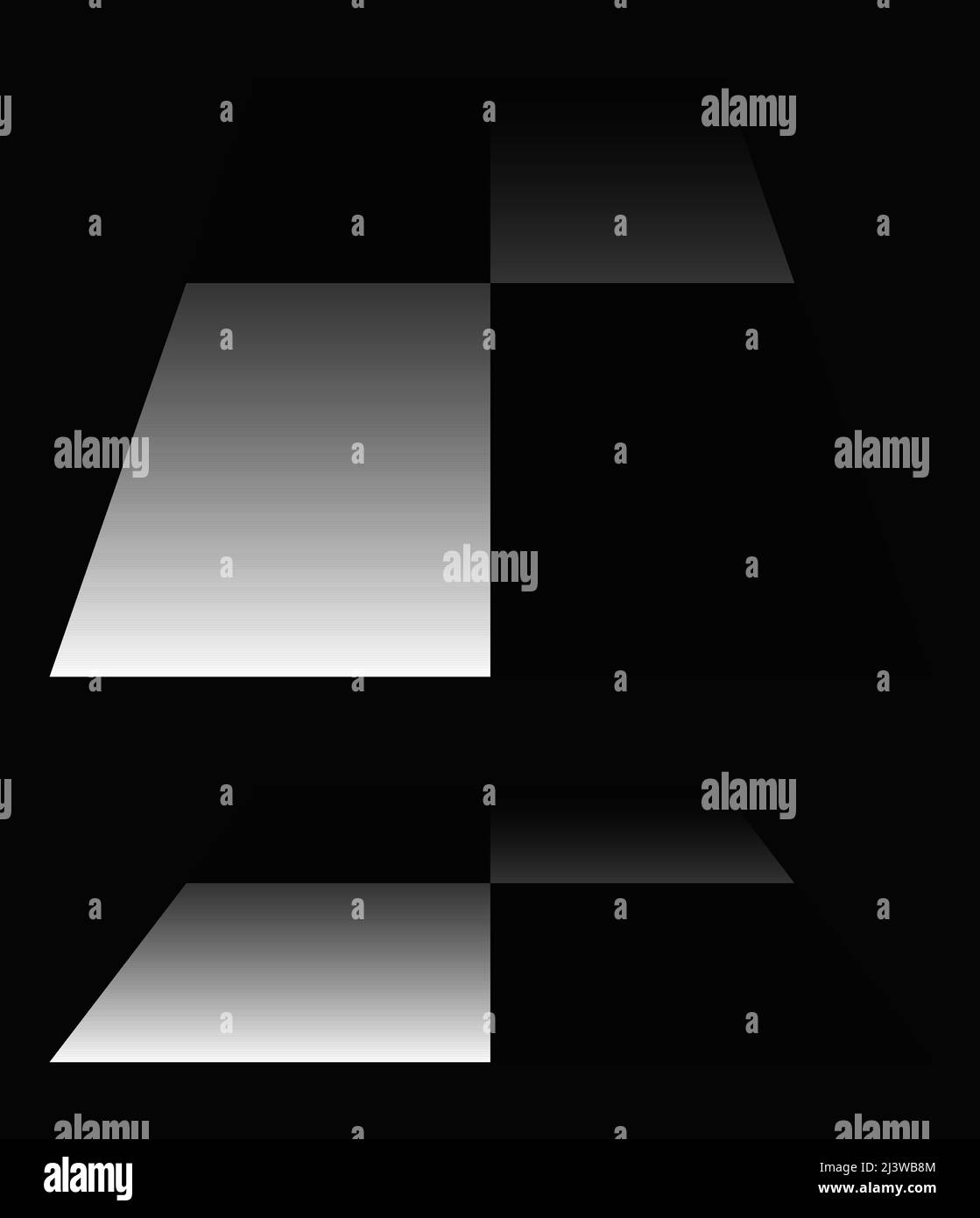 3d chessboard, checkerboard pattern in perspective. Checkered ...