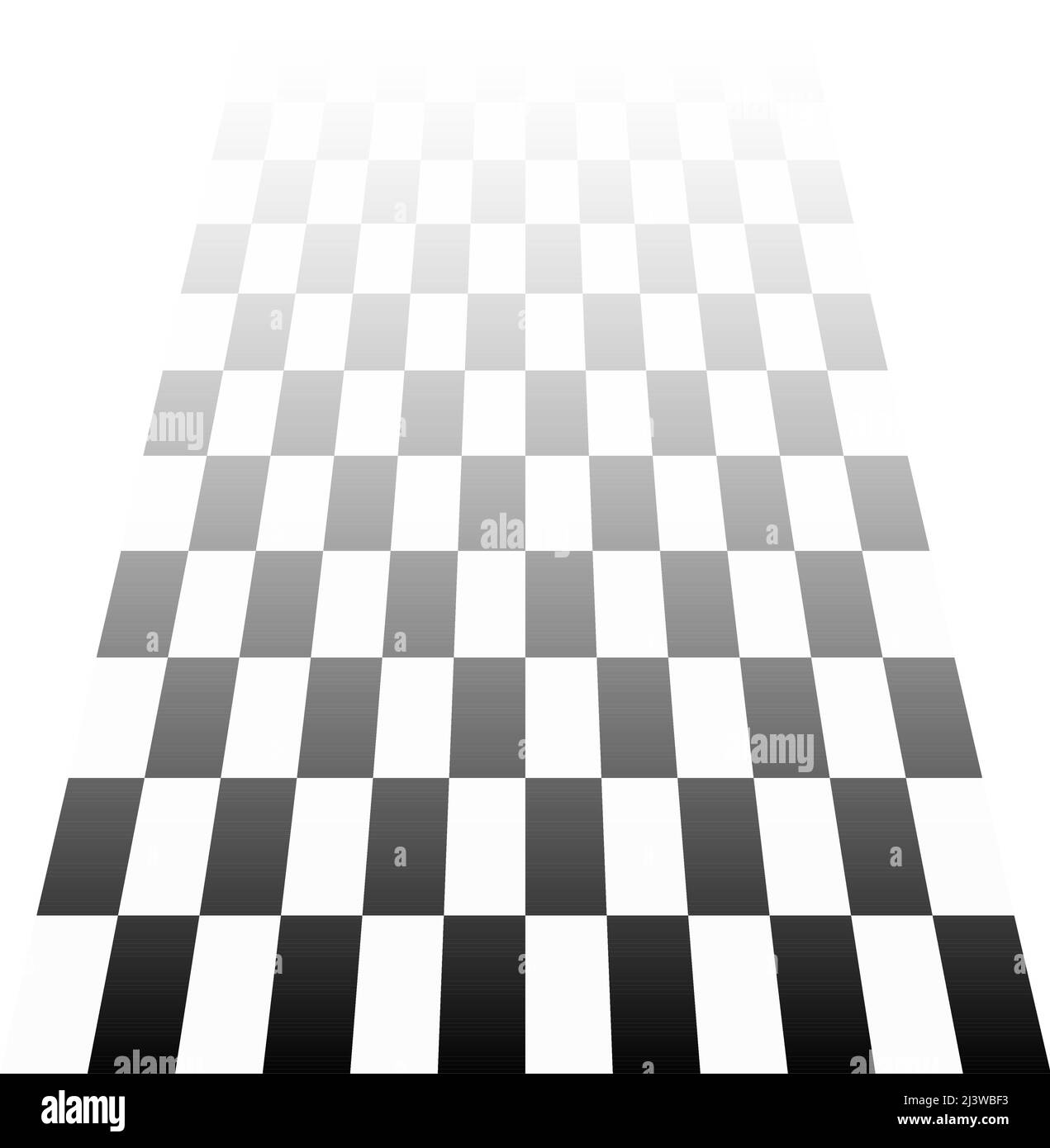 3d chessboard, checkerboard pattern in perspective. Checkered ...