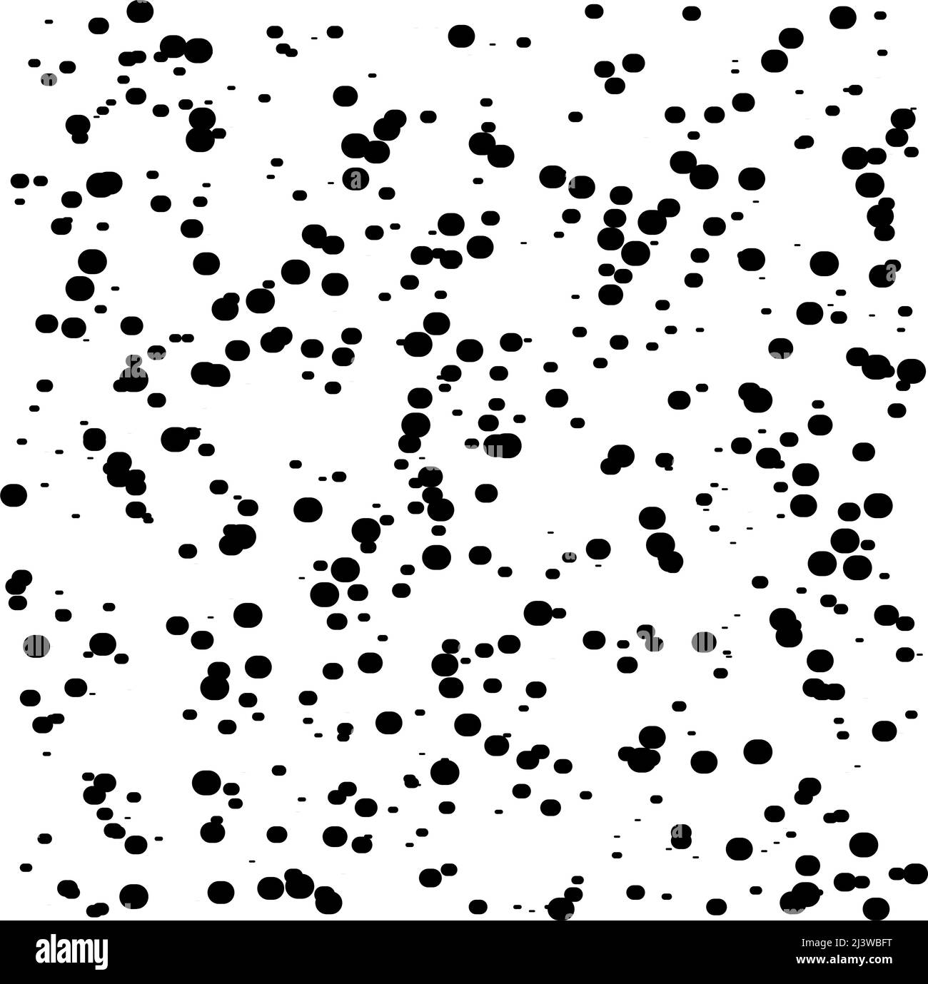 Random dots, circles pattern. Polka dots, pointillist, stippling ...