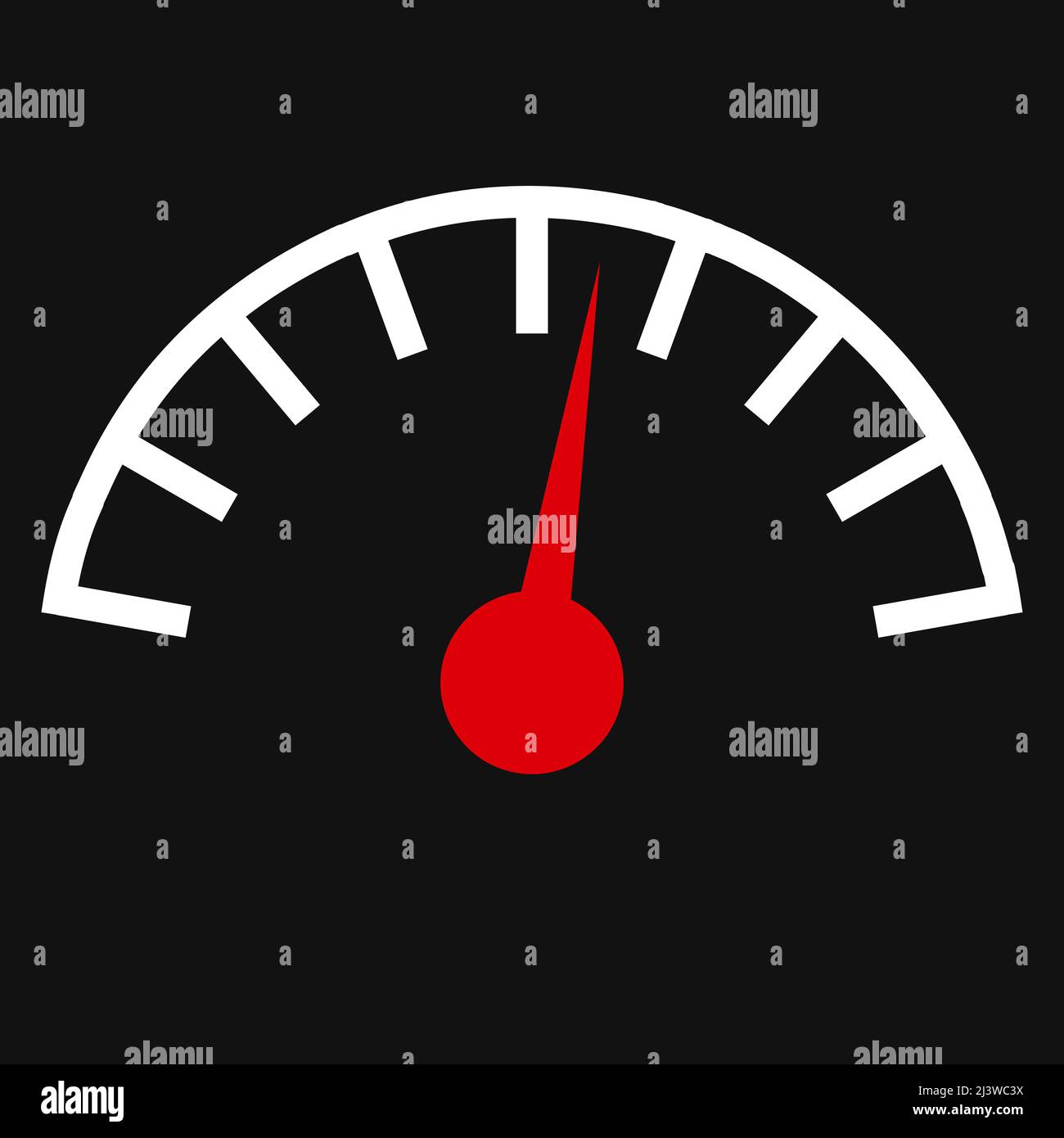 Gauge, meter, level indicator icon, symbol. Stock vector illustration ...