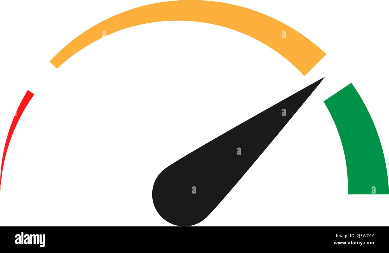 Gauge, meter, level indicator icon, symbol. Stock vector illustration ...