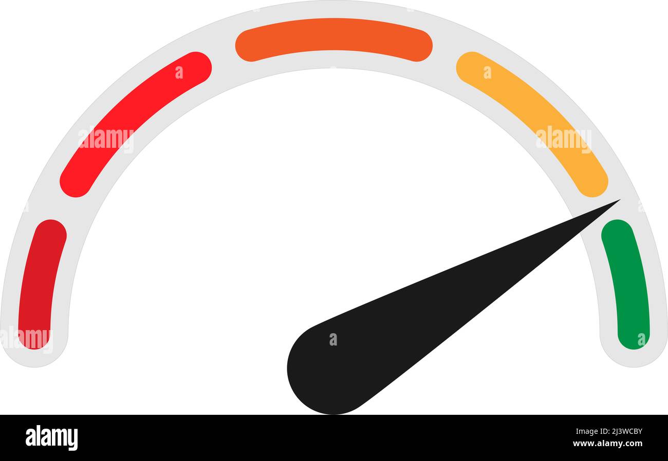 Gauge, meter, level indicator icon, symbol. Stock vector illustration ...