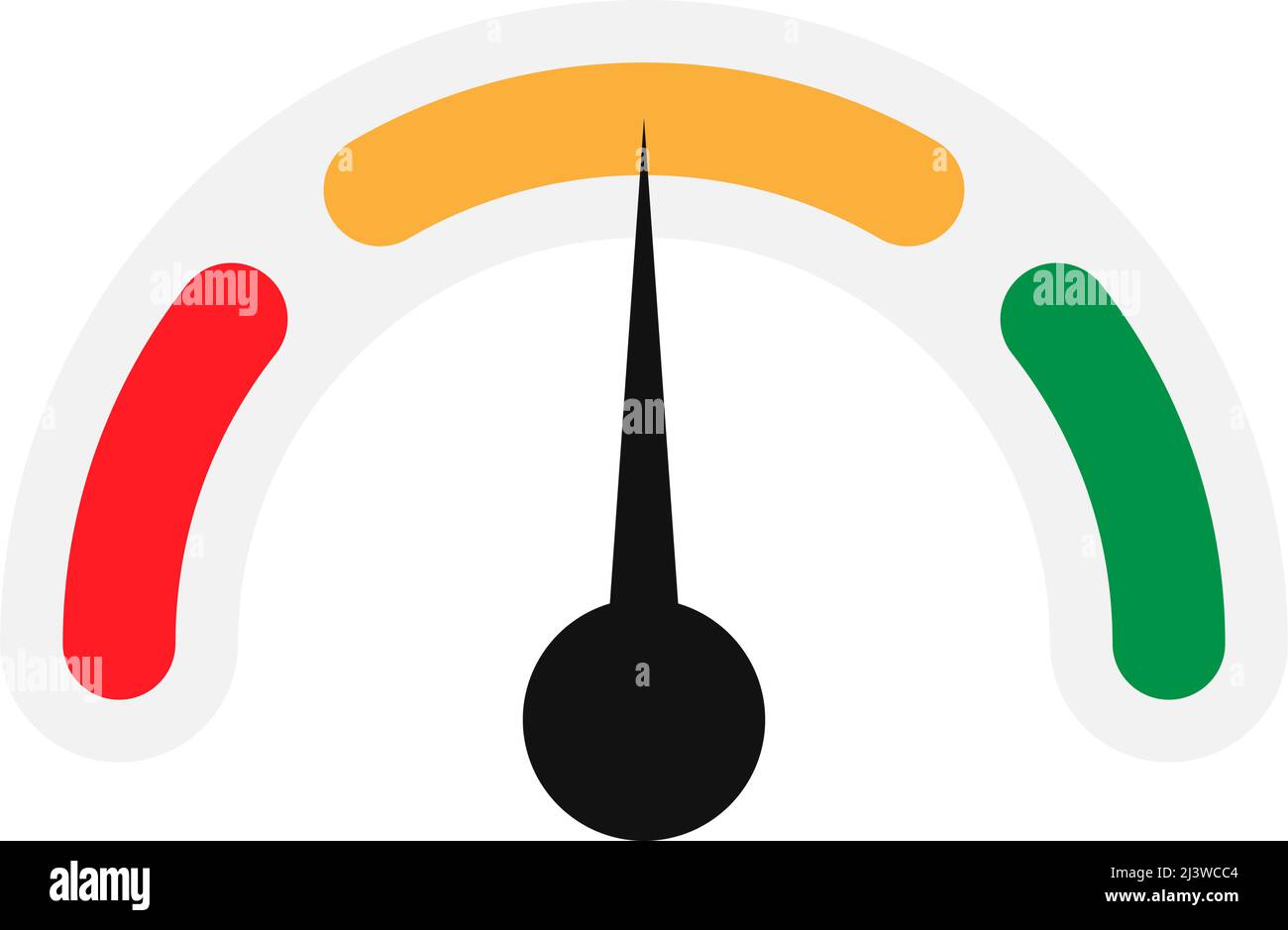 Gauge, meter, level indicator icon, symbol. Stock vector illustration ...