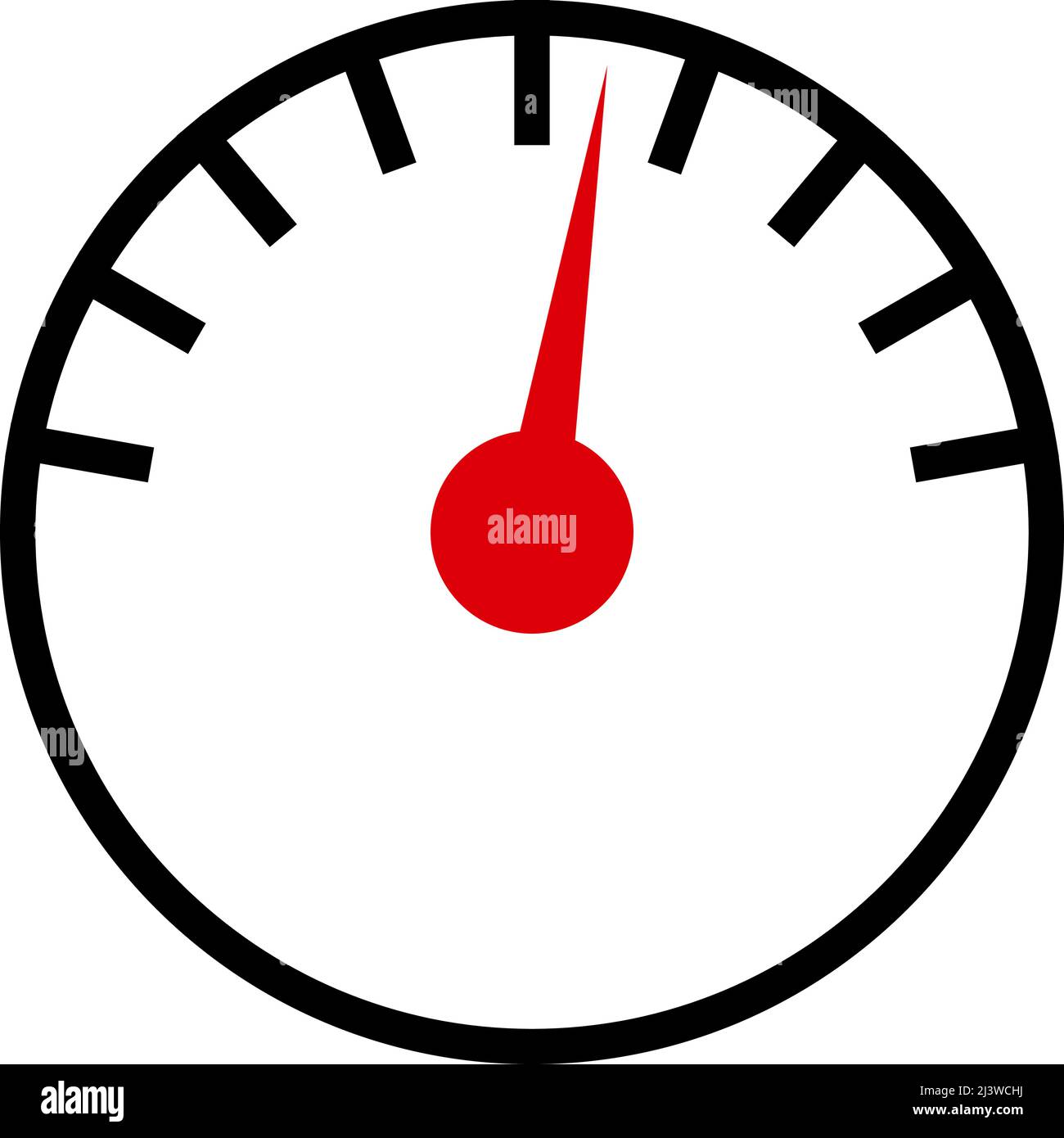 Gauge, meter, level indicator icon, symbol. Stock vector illustration ...