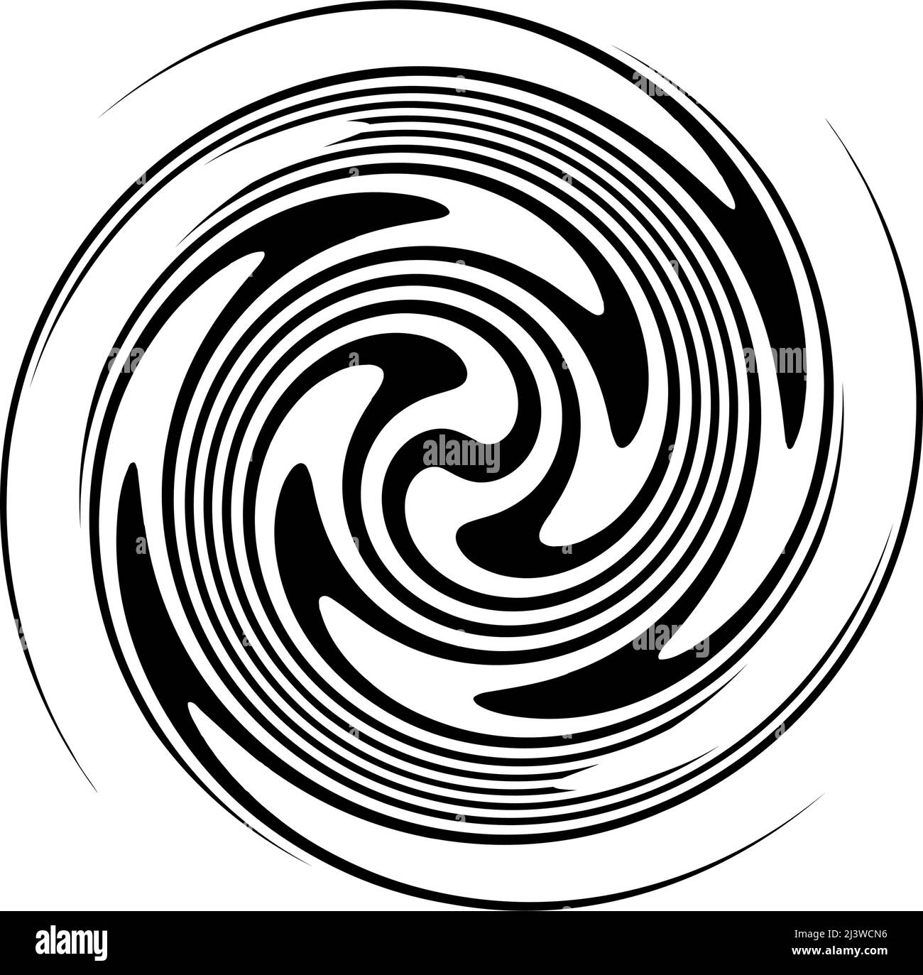 Spiral, swirl, twirl element. Vortex, eddy, spire and helix vector ...