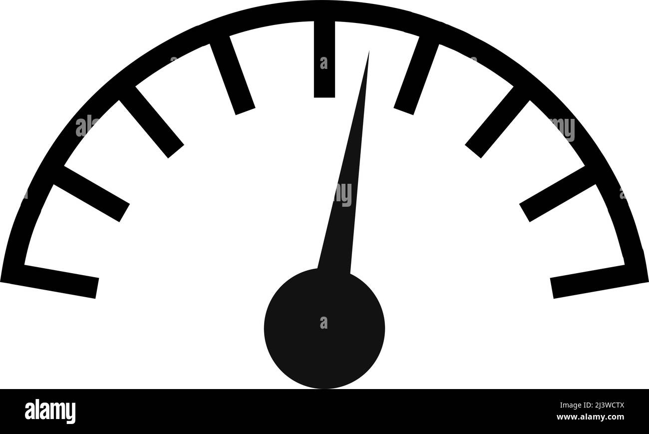 Gauge, meter, level indicator icon, symbol. Stock vector illustration ...
