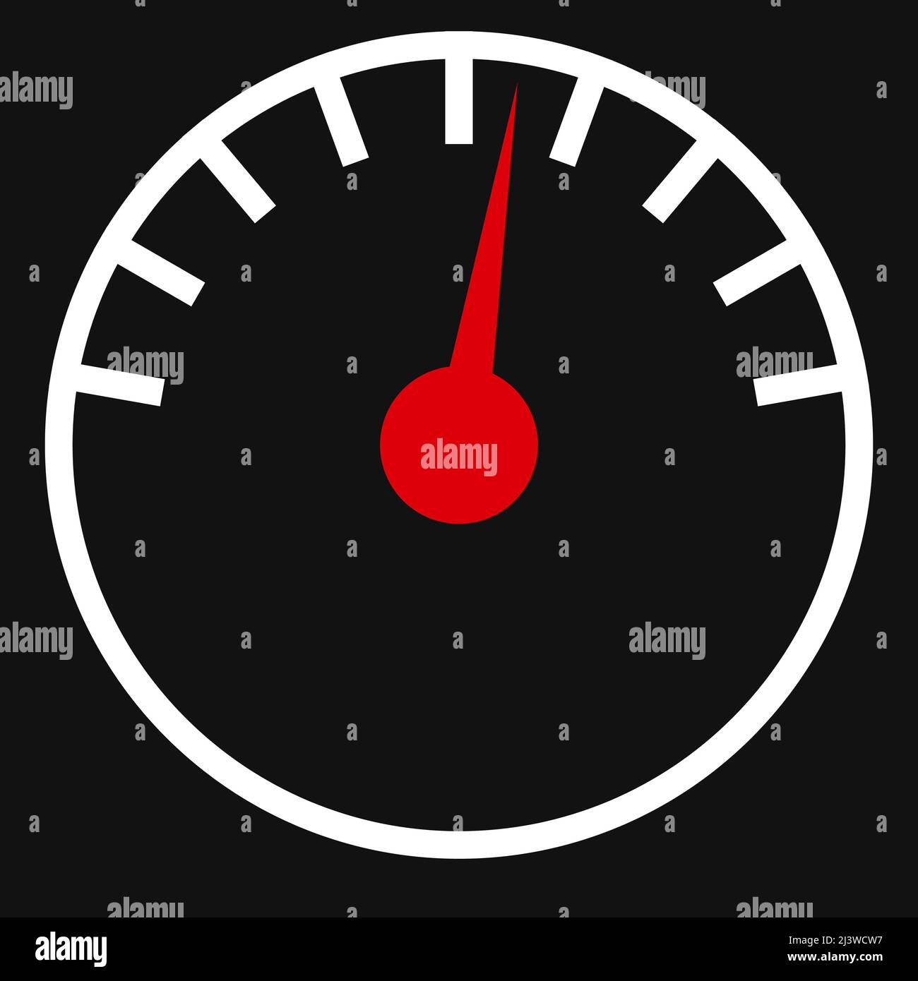 Gauge, meter, level indicator icon, symbol. Stock vector illustration ...