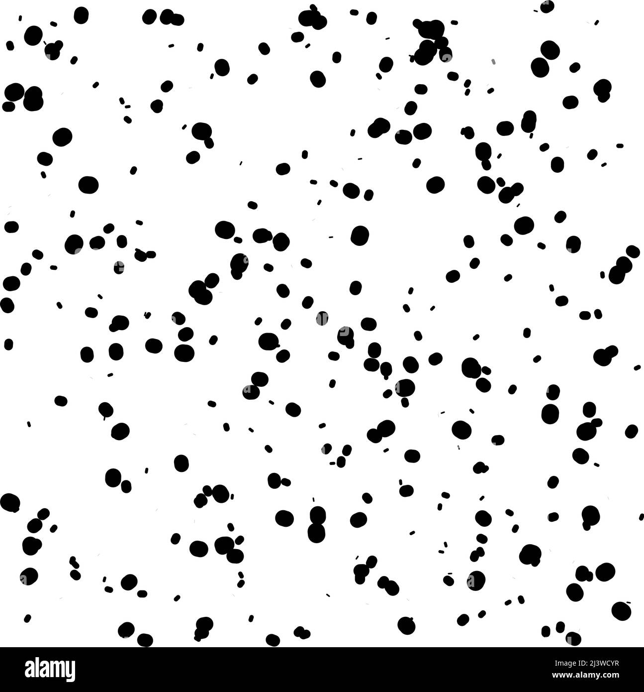 Random dots, circles pattern. Polka dots, pointillist, stippling ...