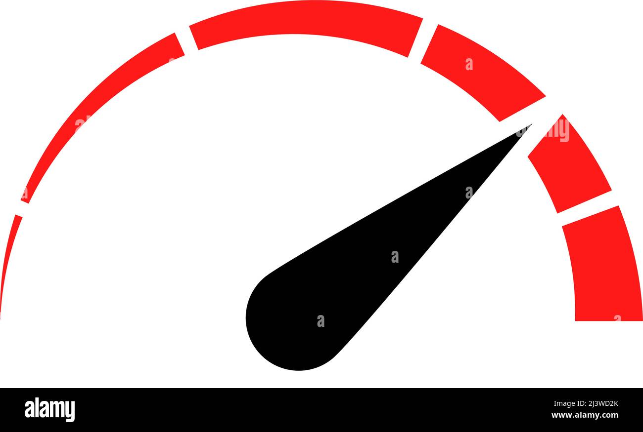 Gauge, meter, level indicator icon, symbol. Stock vector illustration ...