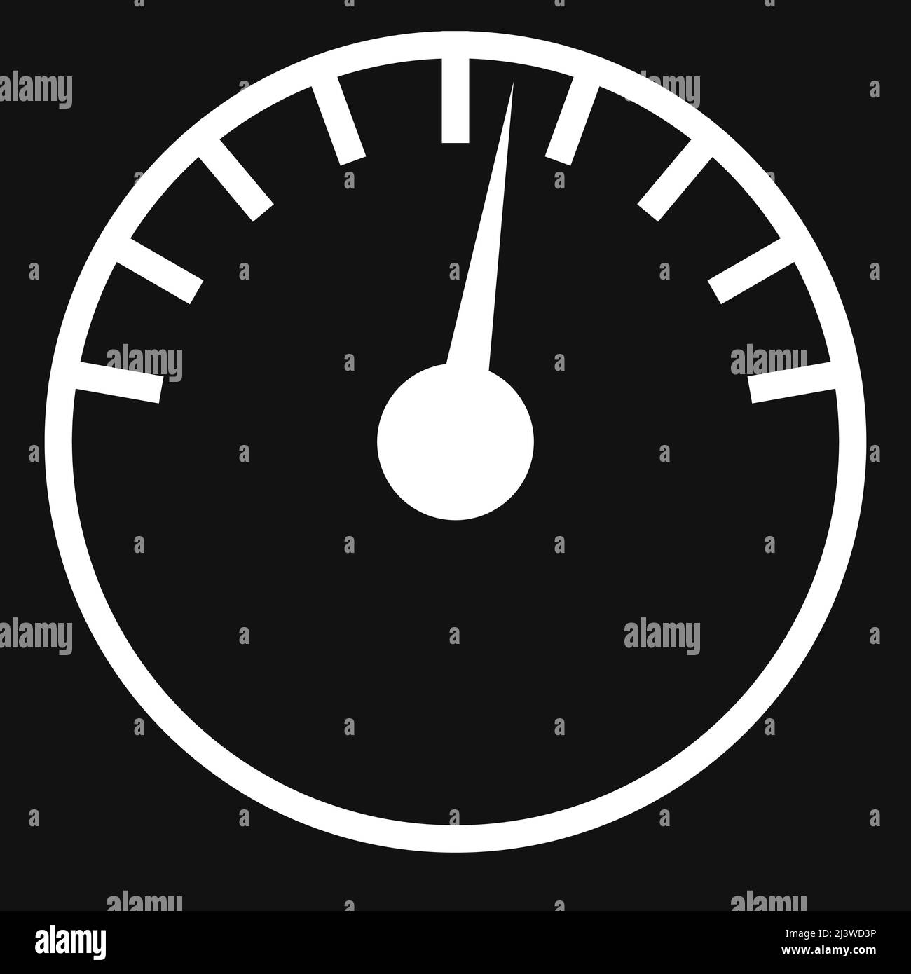 Gauge, meter, level indicator icon, symbol. Stock vector illustration ...