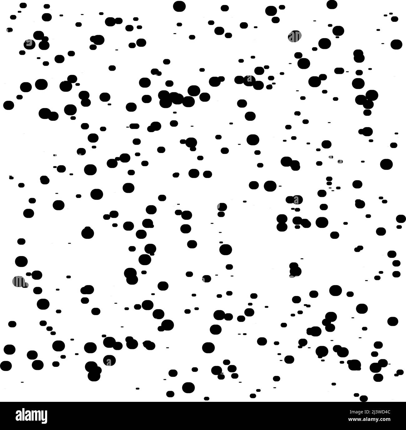 Random dots, circles pattern. Polka dots, pointillist, stippling ...