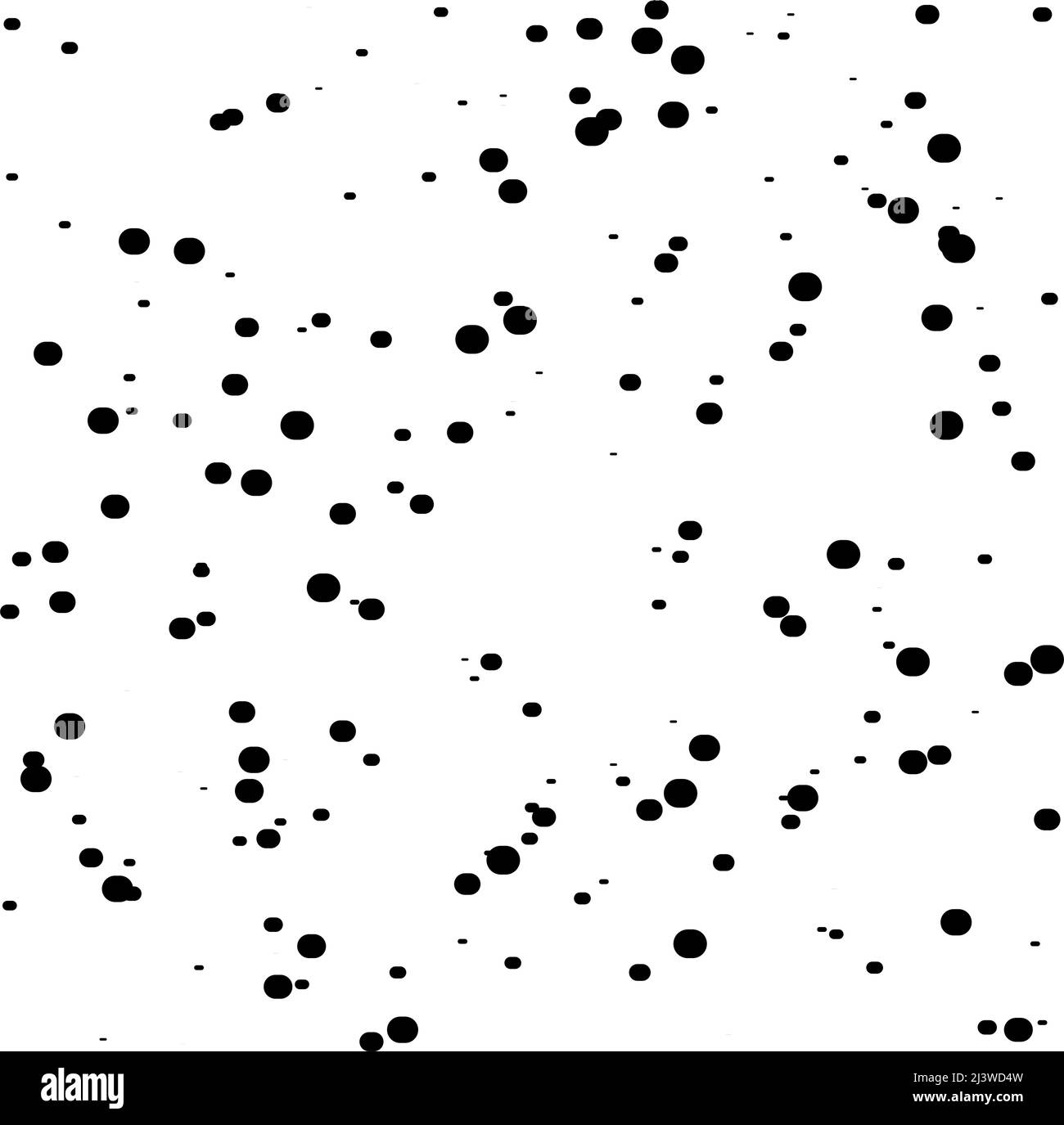 Random dots, circles pattern. Polka dots, pointillist, stippling ...