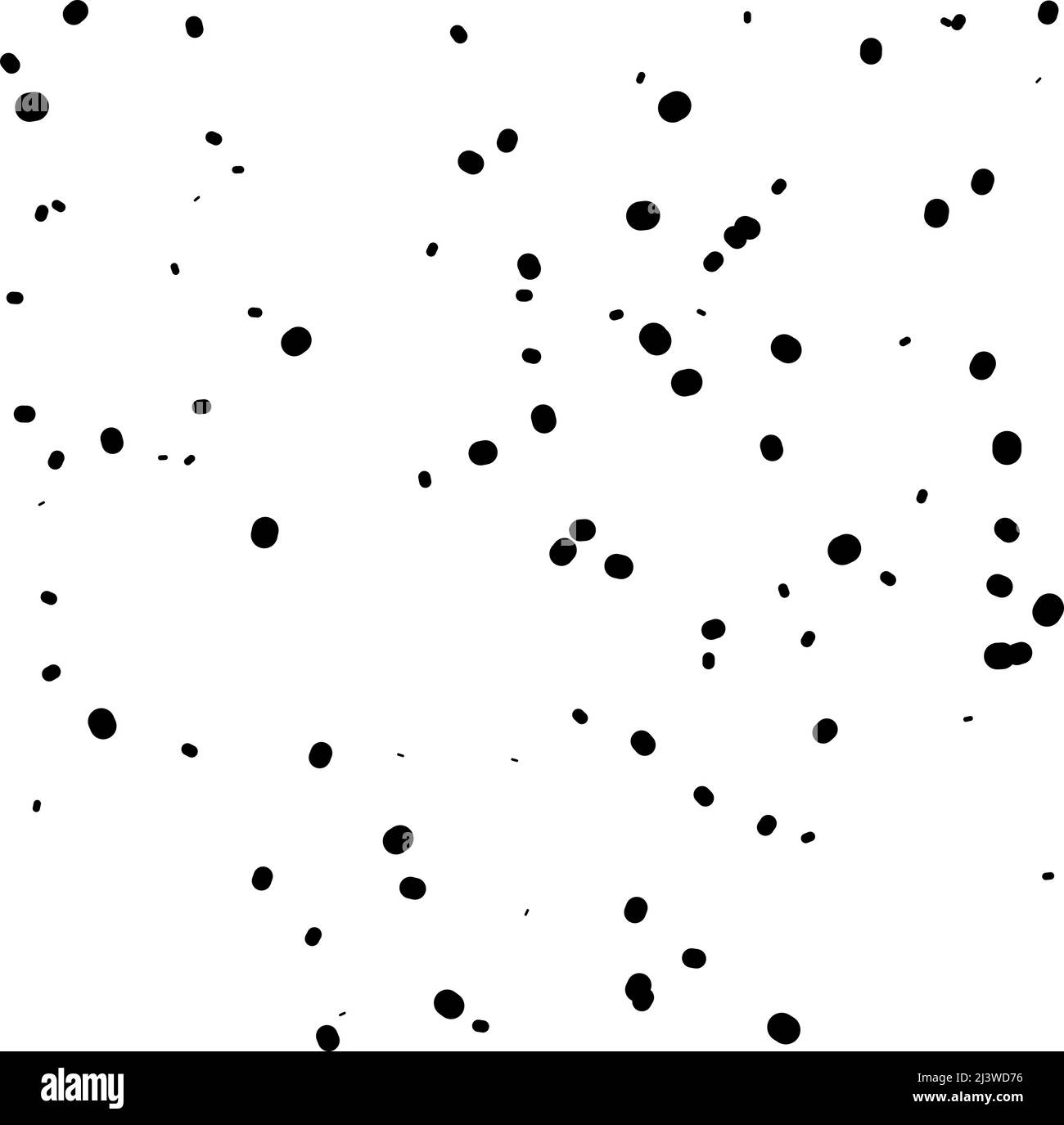 Random dots, circles pattern. Polka dots, pointillist, stippling ...