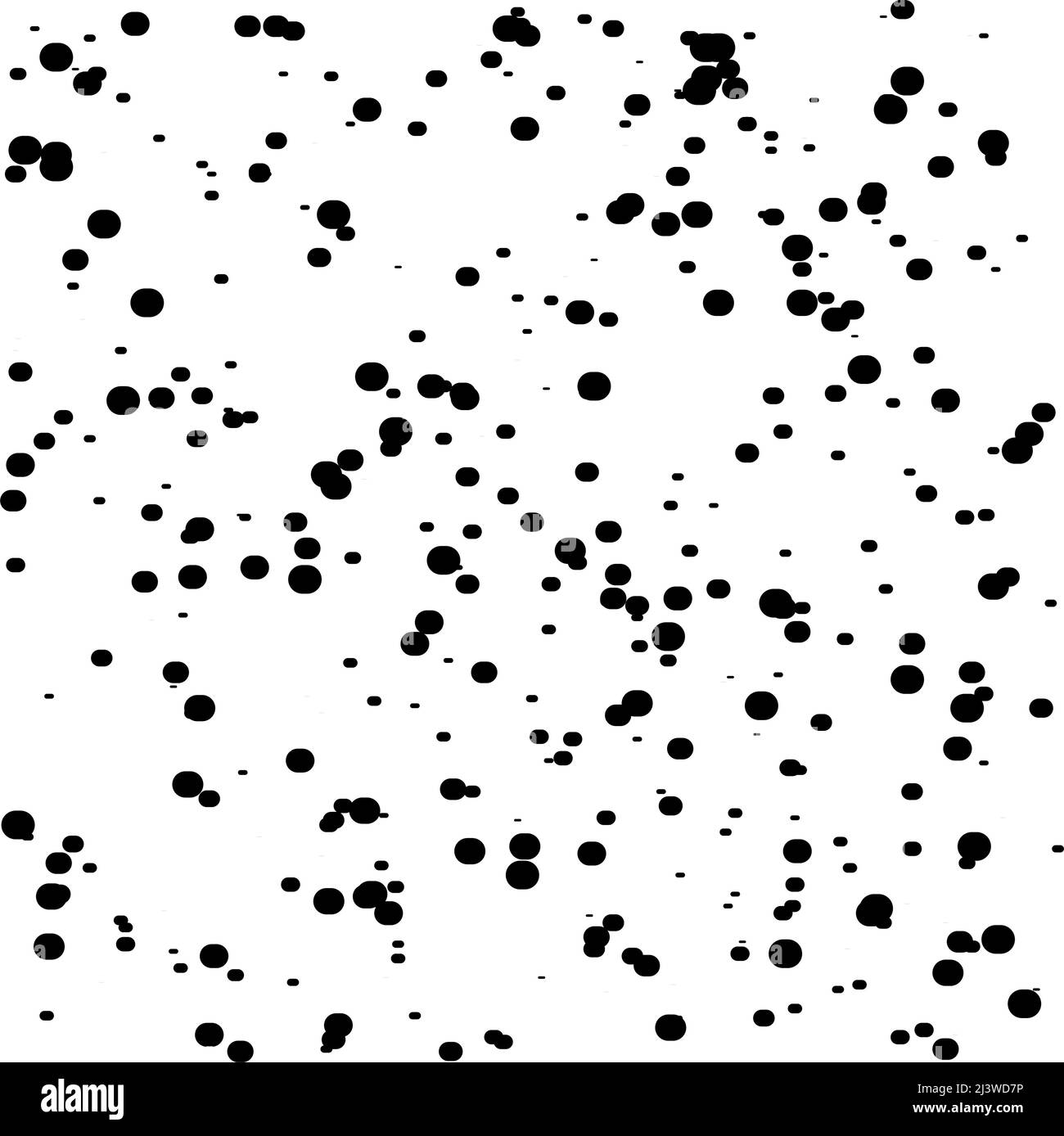 Random dots, circles pattern. Polka dots, pointillist, stippling ...
