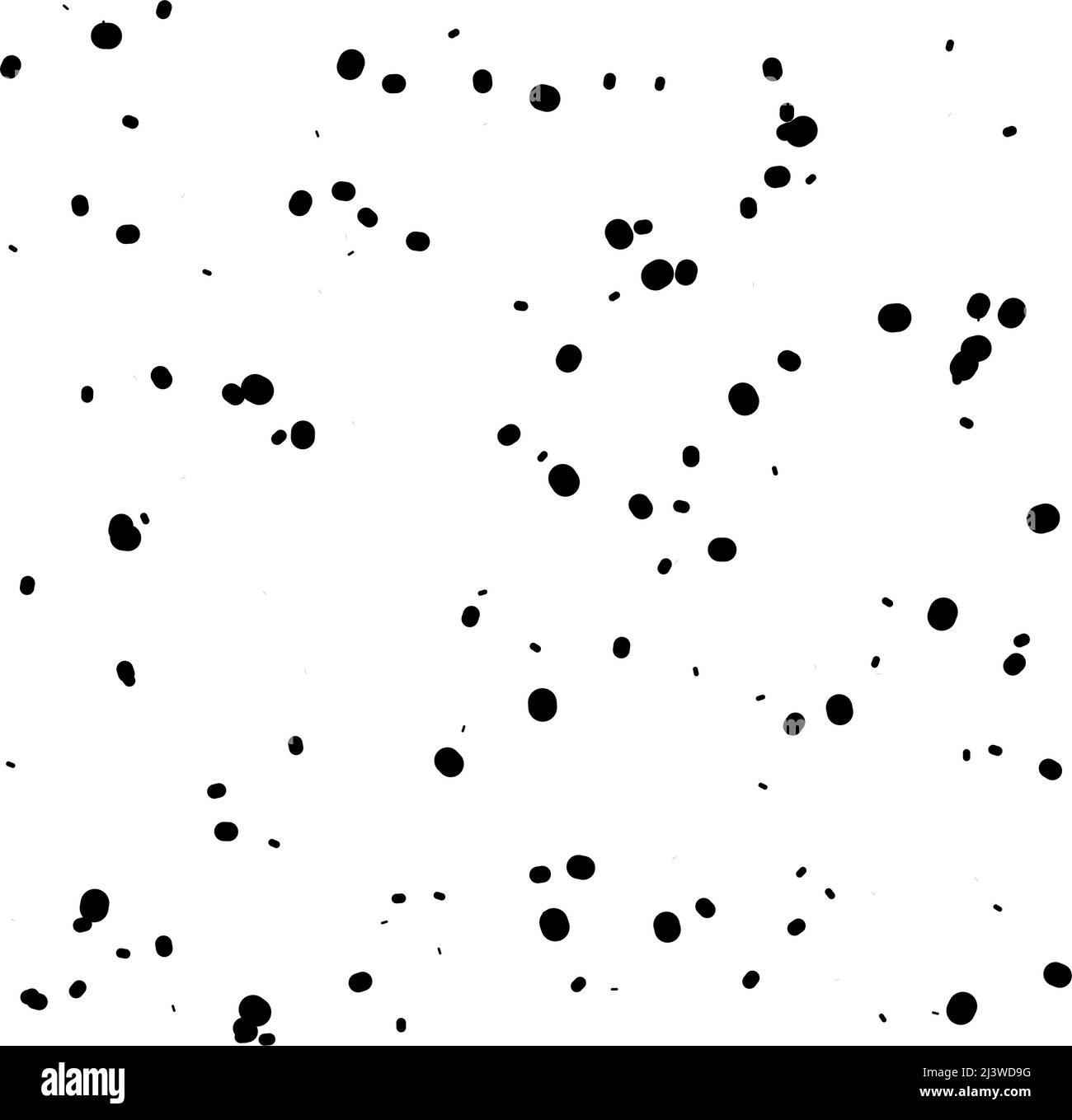 Random dots, circles pattern. Polka dots, pointillist, stippling ...